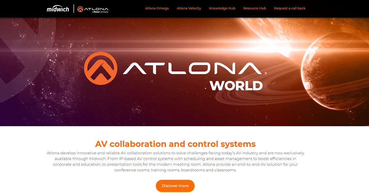 Atlona AV collaboration and control solutions | Midwich
