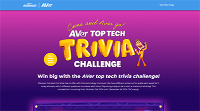 Join the AVer Top Tech Trivia Challenge | Win Big with Midwich