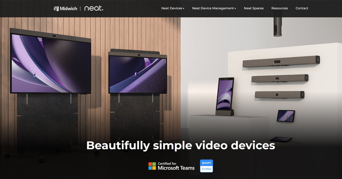Explore Neat Solutions for Seamless Video Conferencing | Midwich