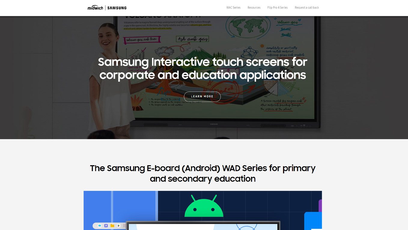 Samsung Interactive Displays | Midwich