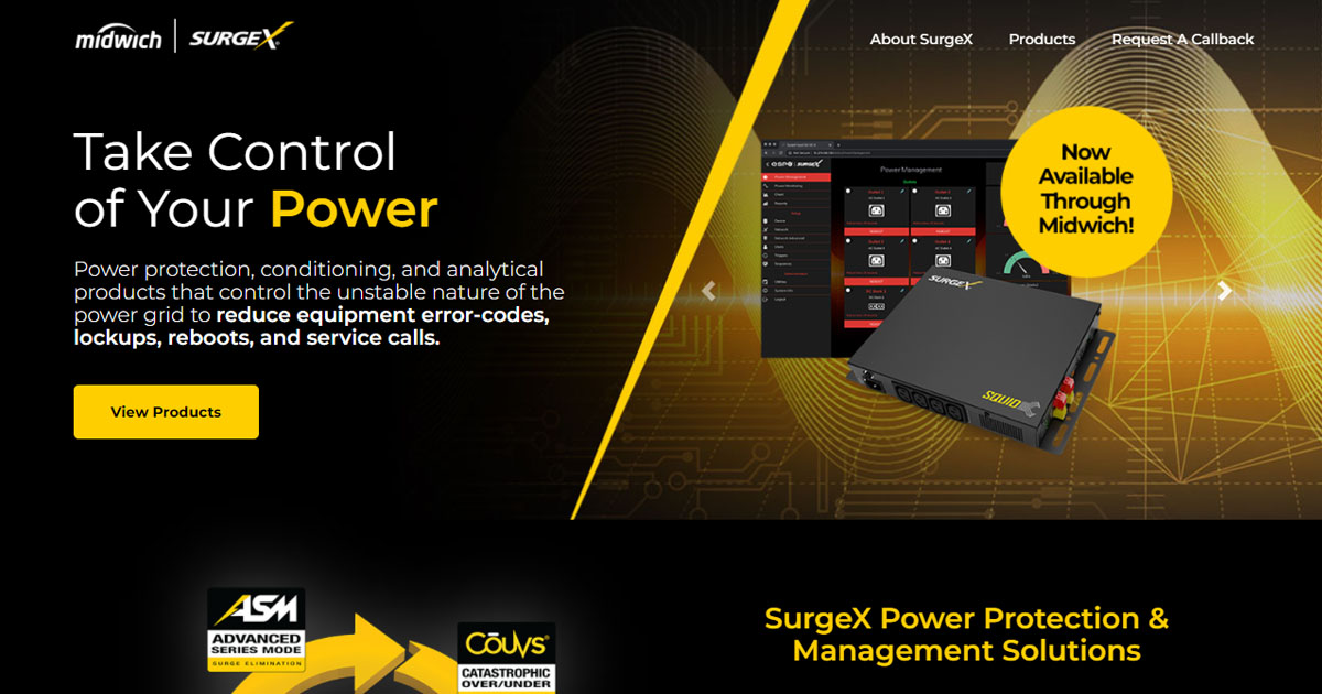 SurgeX | Power Protection & Management Solutions | Midwich